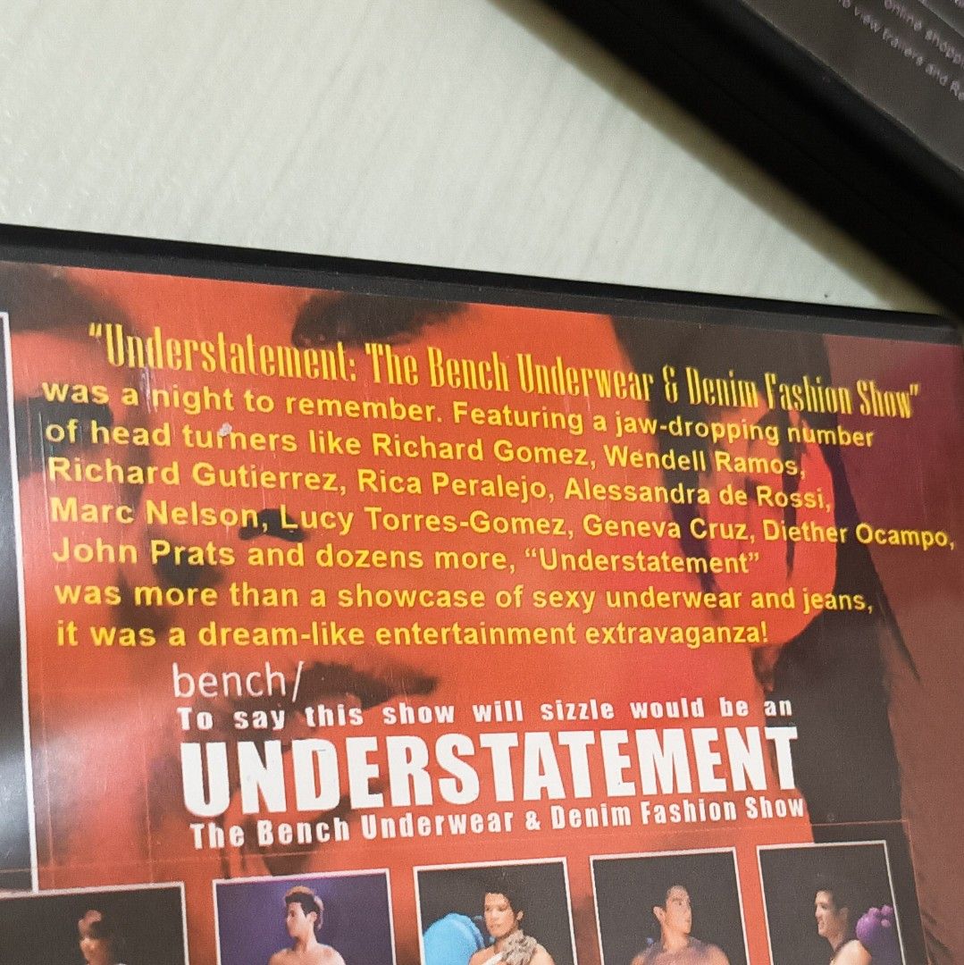 BENCH UNDERWEAR & DENIM FASHION SHOW DVDS + 2-DVD BE BENCH THE MODEL SEARCH w/ AUTOGRAPHED ...
