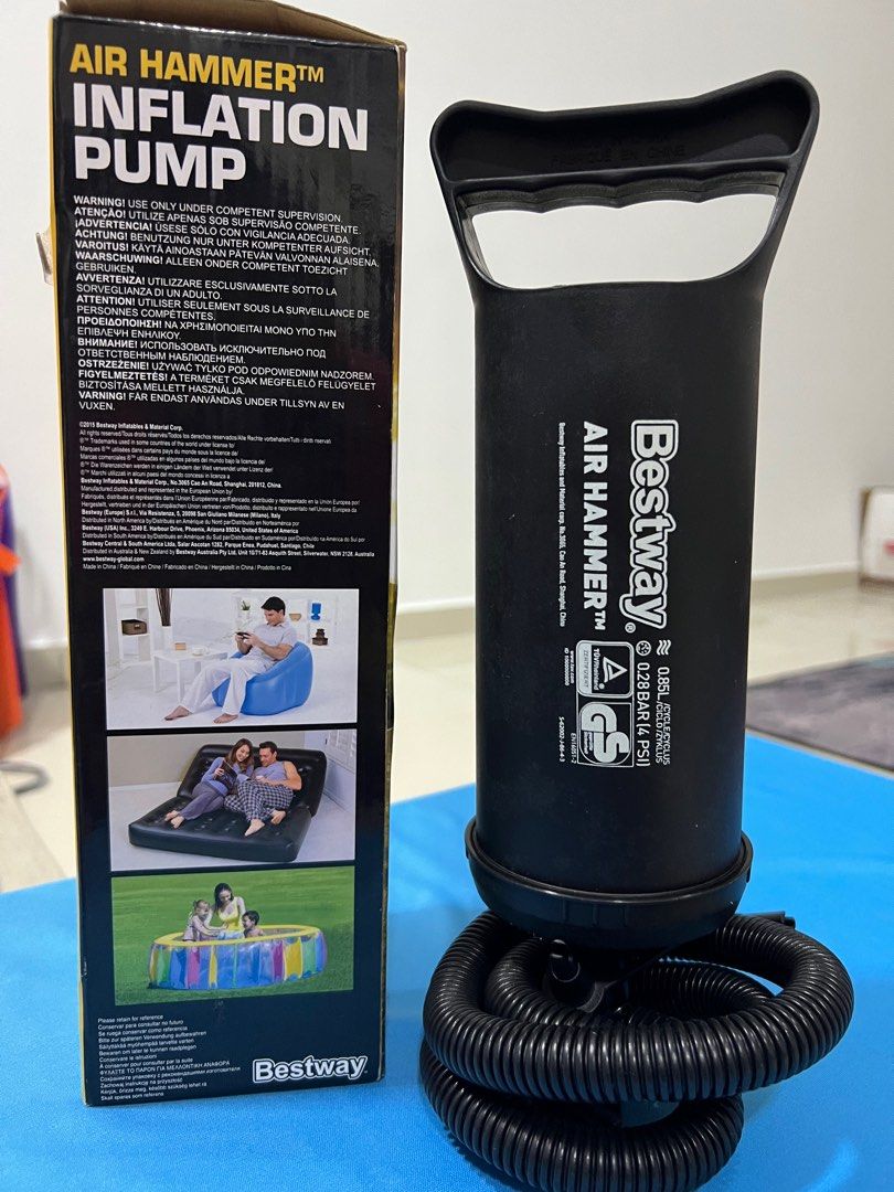 BESTWAY Air Hammer Inflation Pump (Pam Tilam Angin), Furniture & Home ...