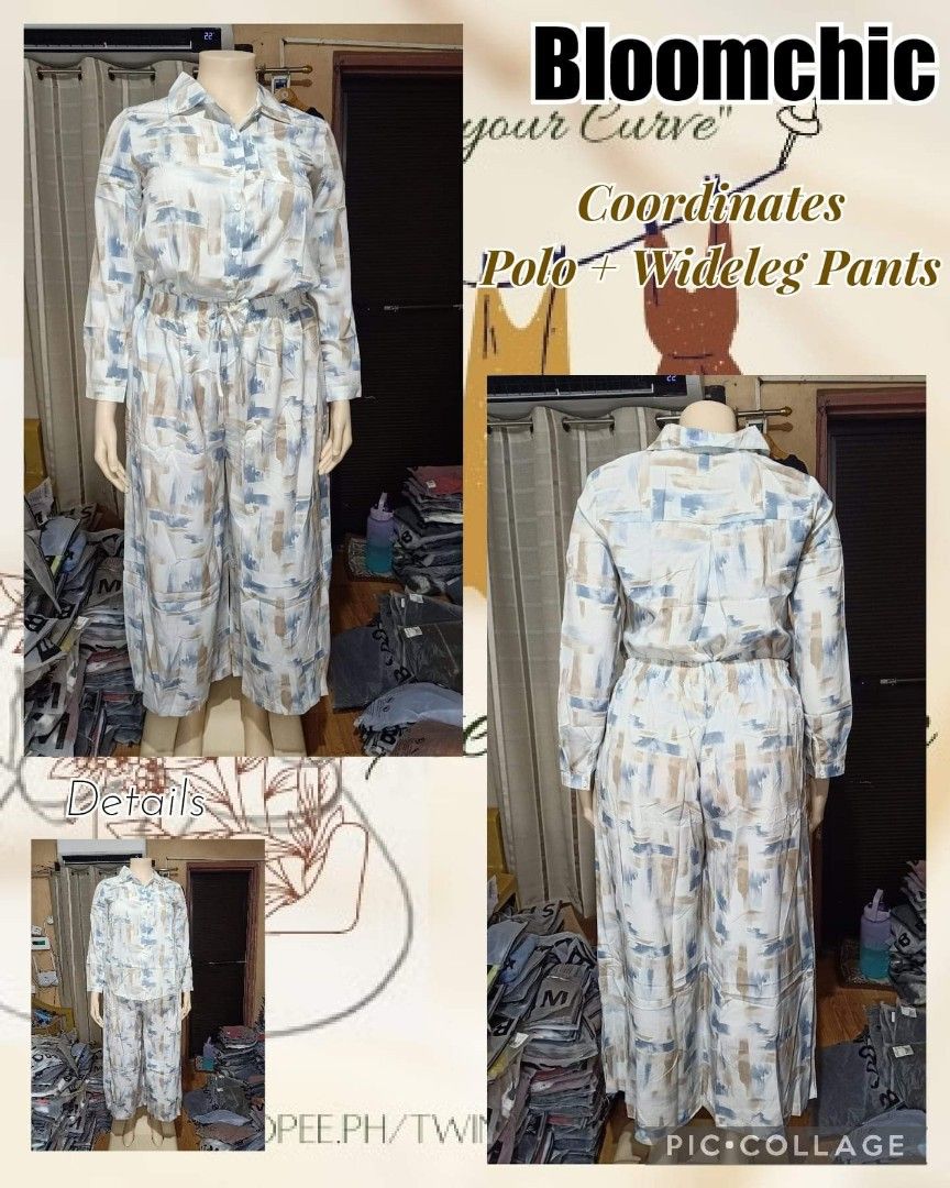 bloom chic plus size coords plusize terno, Women's Fashion, Dresses ...