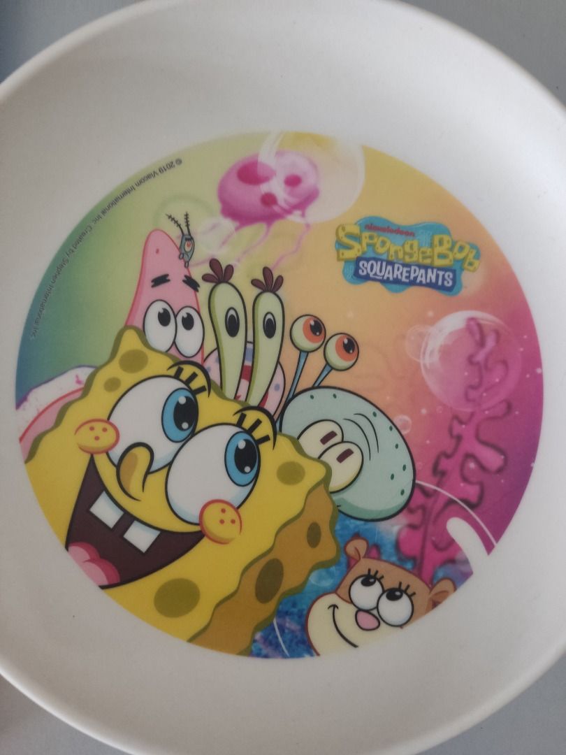 BN SpongeBob & Toy Story Plates, Furniture & Home Living, Kitchenware ...