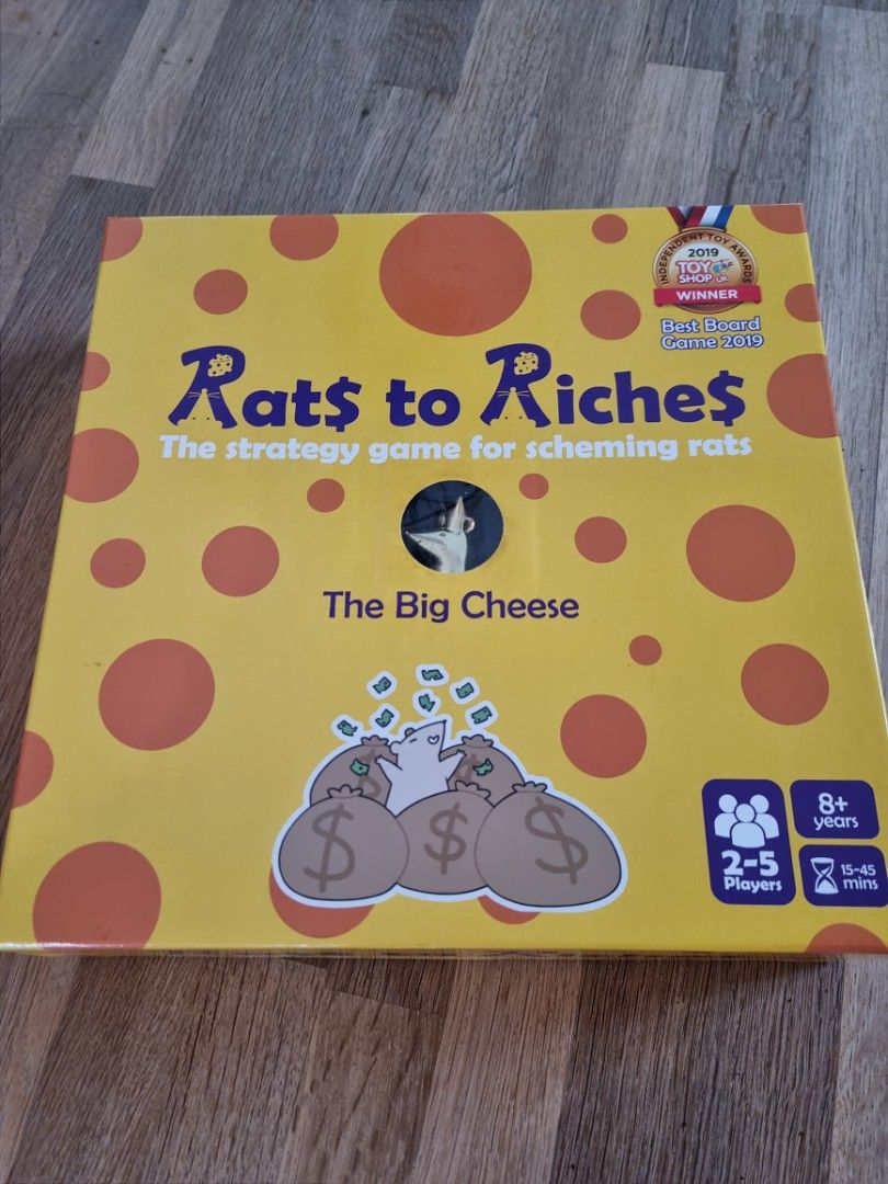 Board game Rats to Riches, Hobbies & Toys, Toys & Games on Carousell