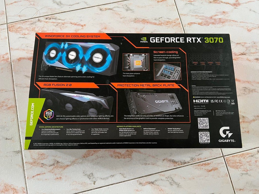 *BOX ONLY* GPU Boxes, Computers & Tech, Parts & Accessories, Computer ...