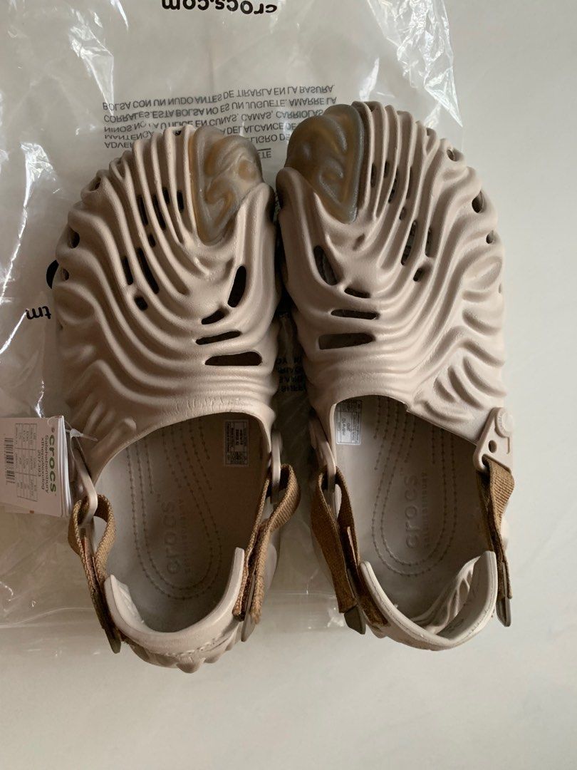 Brown Crocs Pollex, Men's Fashion, Footwear, Flipflops and Slides on ...