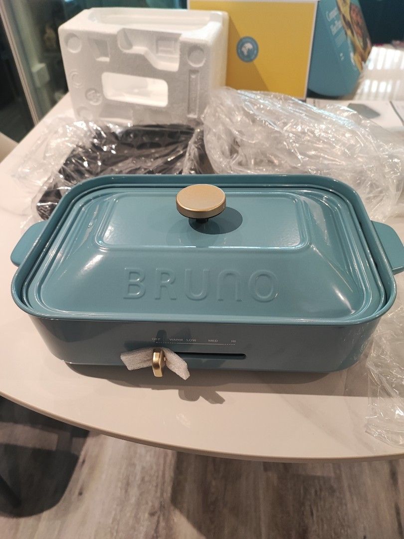 BRUNO Compact Hotplate - Turquoise Blue, TV & Home Appliances, Kitchen ...