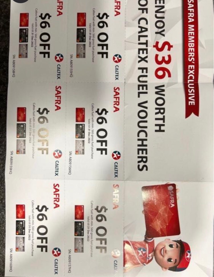 Caltex petrol voucher (includes postage), Tickets & Vouchers, Vouchers ...