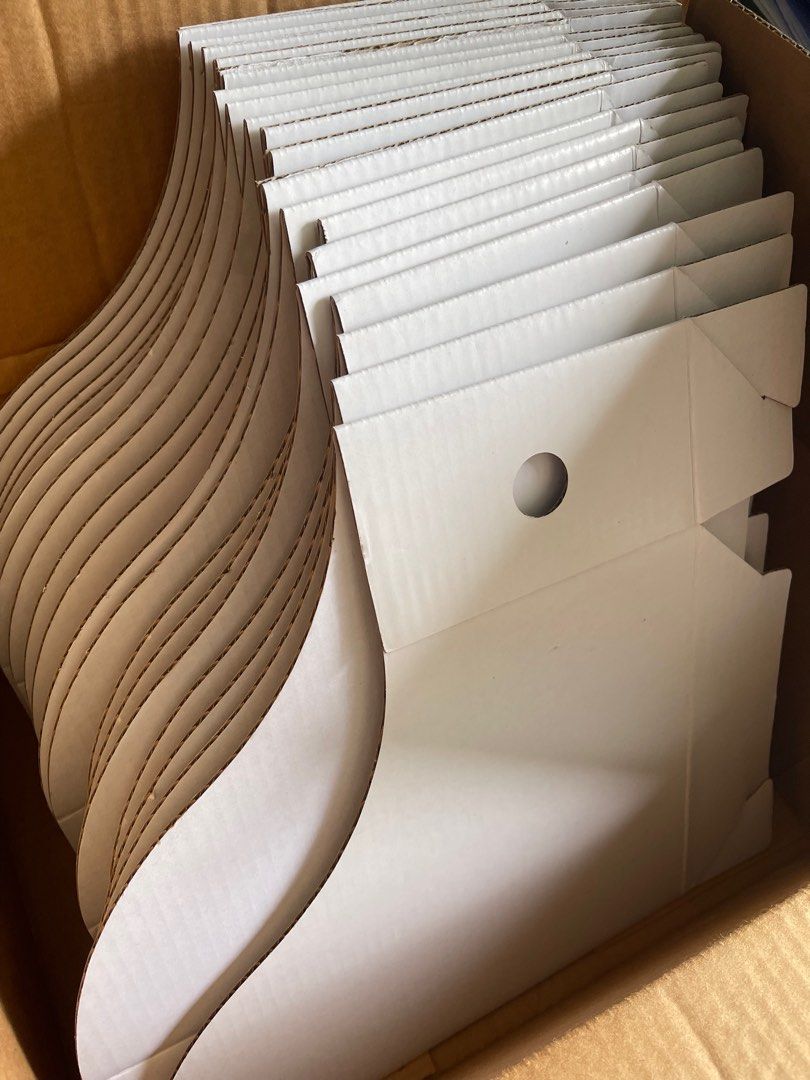 Cardboard magazine file boxes, Furniture & Home Living, Home ...