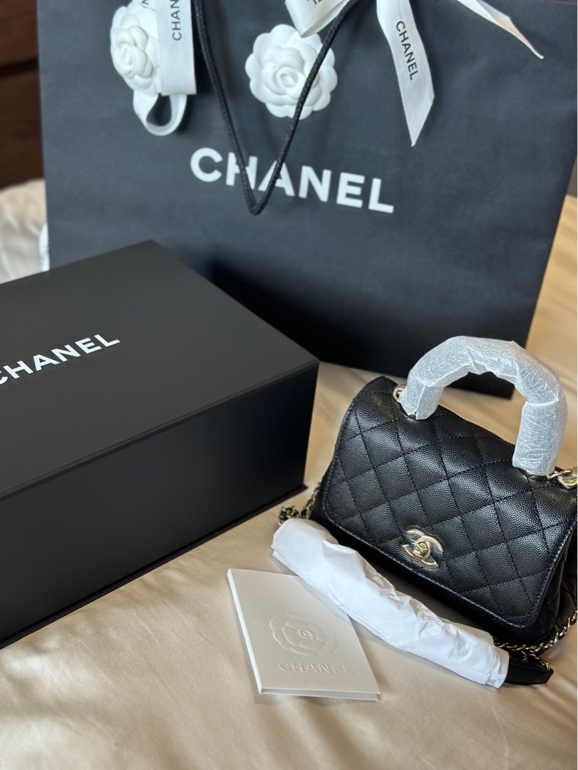 Chanel Coco Handle Mini, Luxury, Bags & Wallets on Carousell