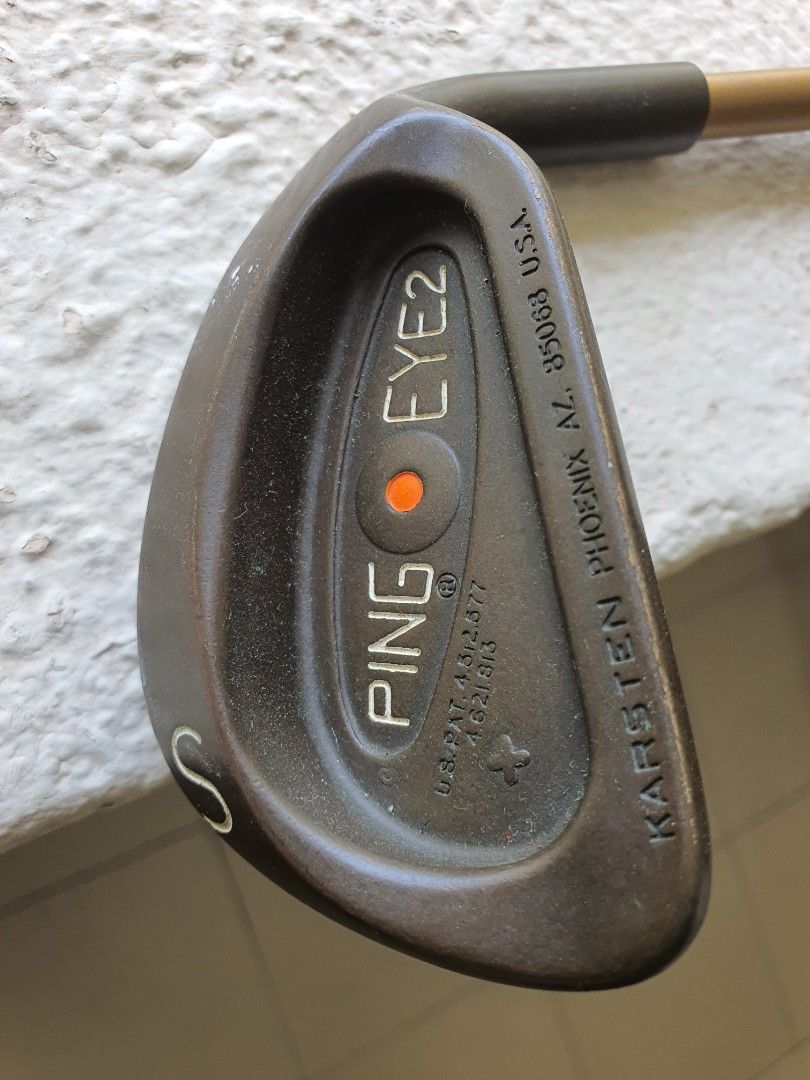 Classic Vintage PING Eye2 Orange Dot Sand Wedge, Sports Equipment, Sports & Games, Golf on Carousell