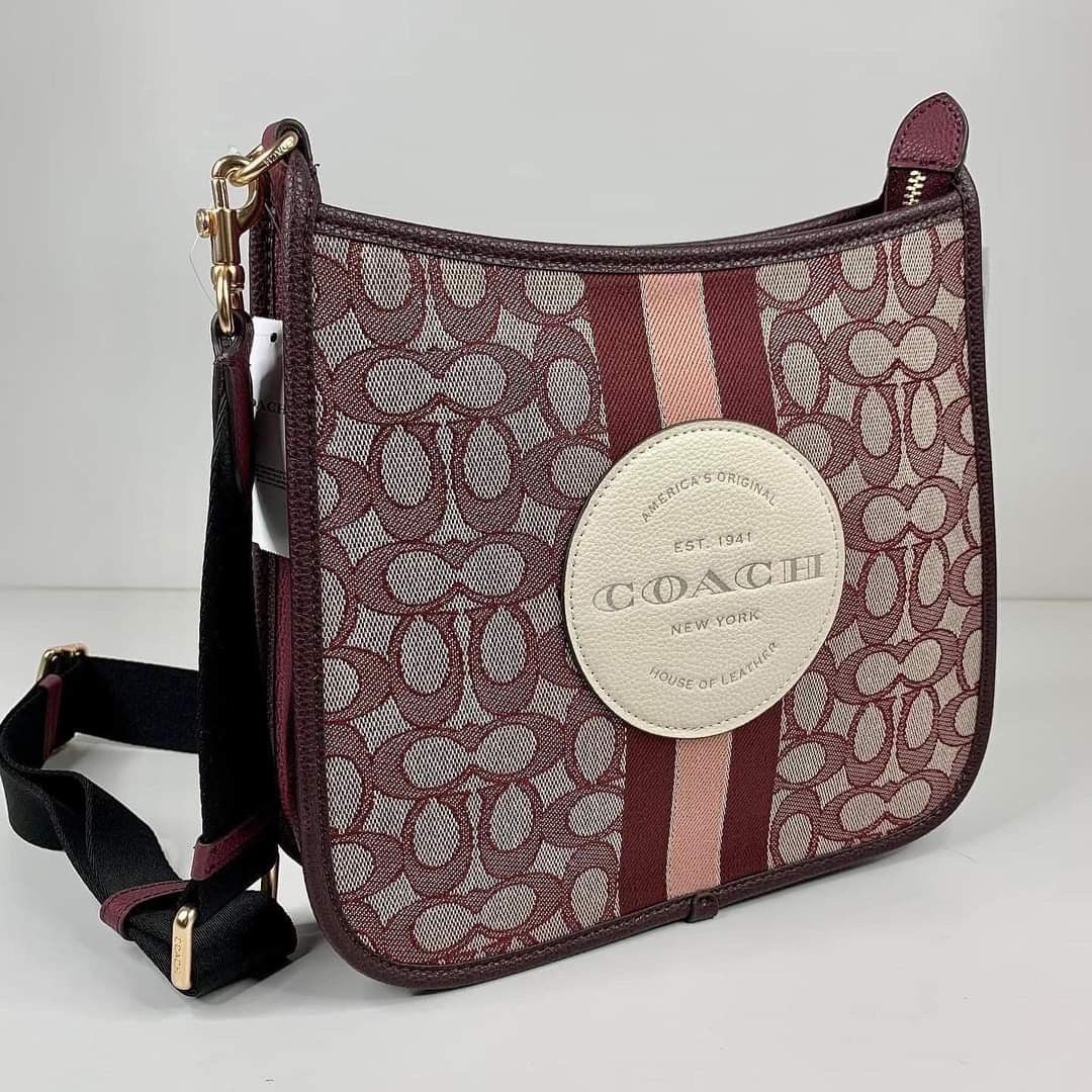 Coach Dempsey File Bag in Signature Jacquard with Stripe and Coach ...