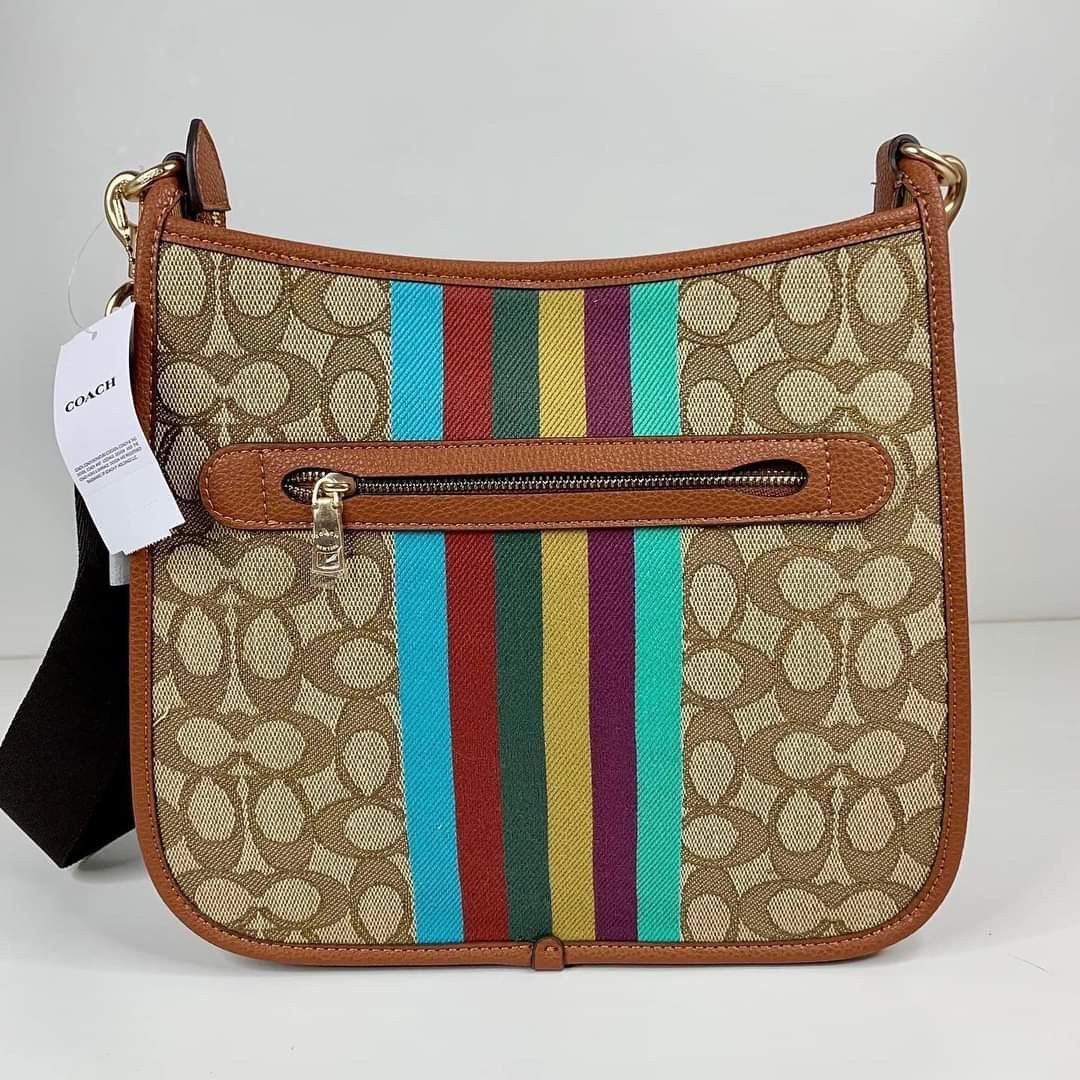 Coach Dempsey File Bag in Signature Jacquard, Women's Fashion, Bags ...