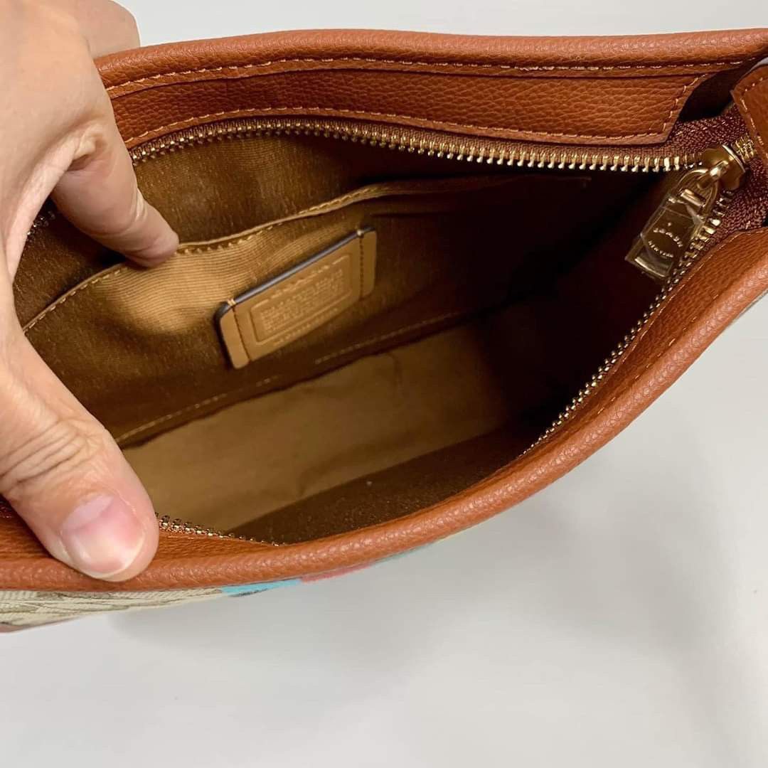 Coach Dempsey File Bag in Signature Jacquard, Women's Fashion, Bags ...