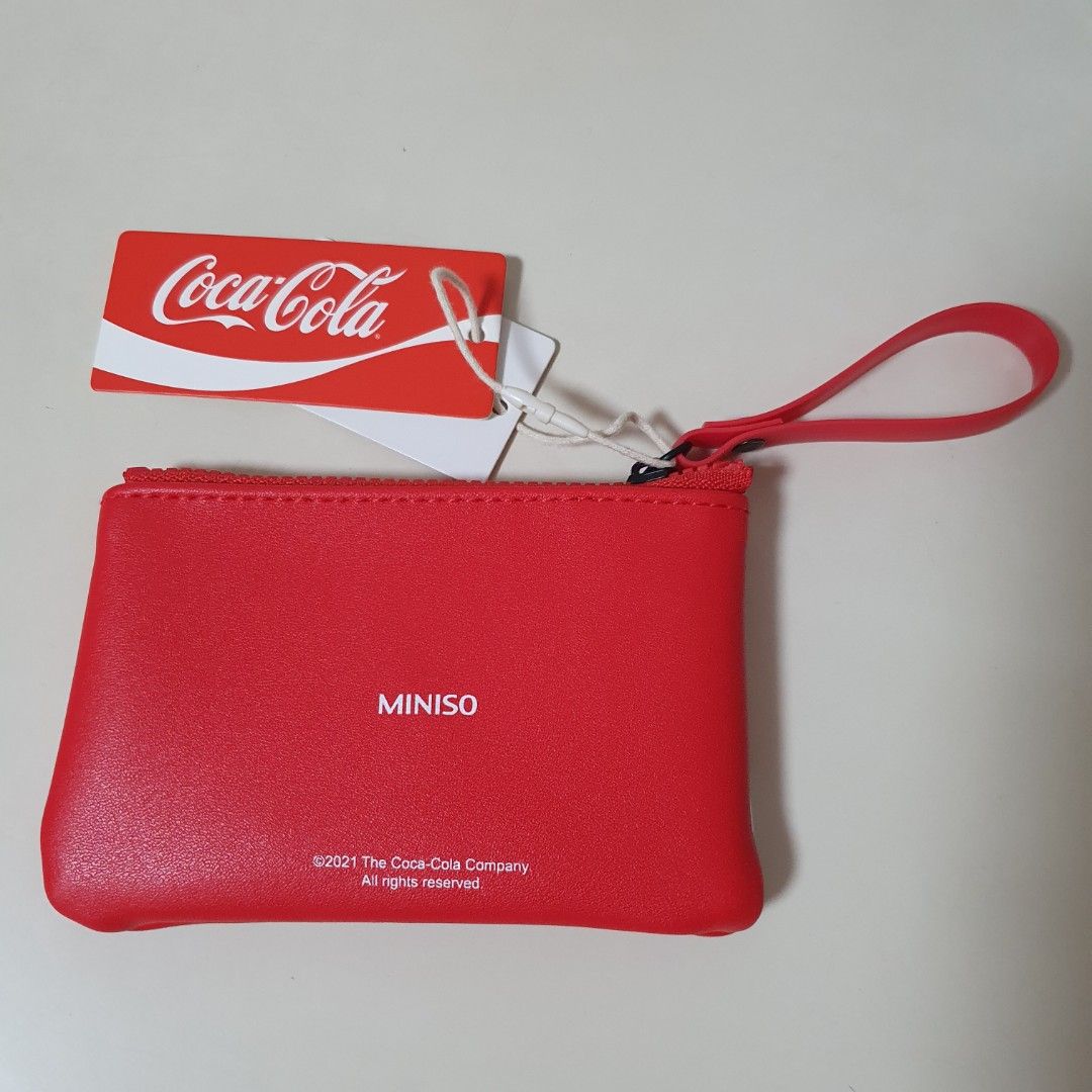 Coca Cola coin pouch w Strap Miniso, Hobbies & Toys, Memorabilia ...