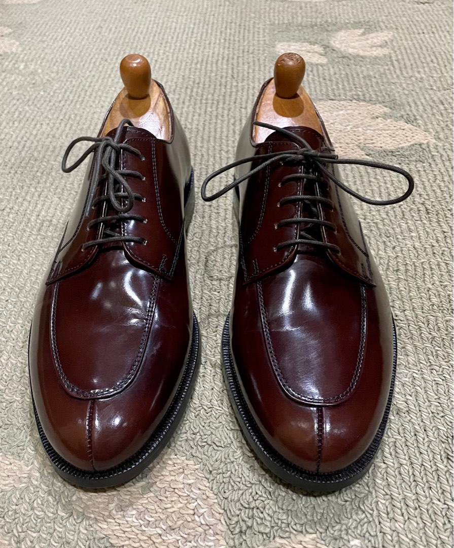 Cole Haan Calhoun Mahogany Split Toe Derby Shoes, Men's Fashion ...