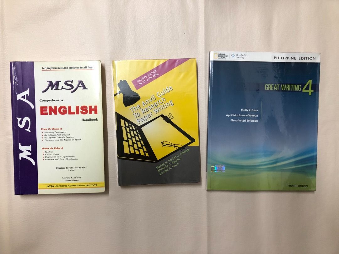 College-level English and Academic Writing Textbooks (3 books for ...
