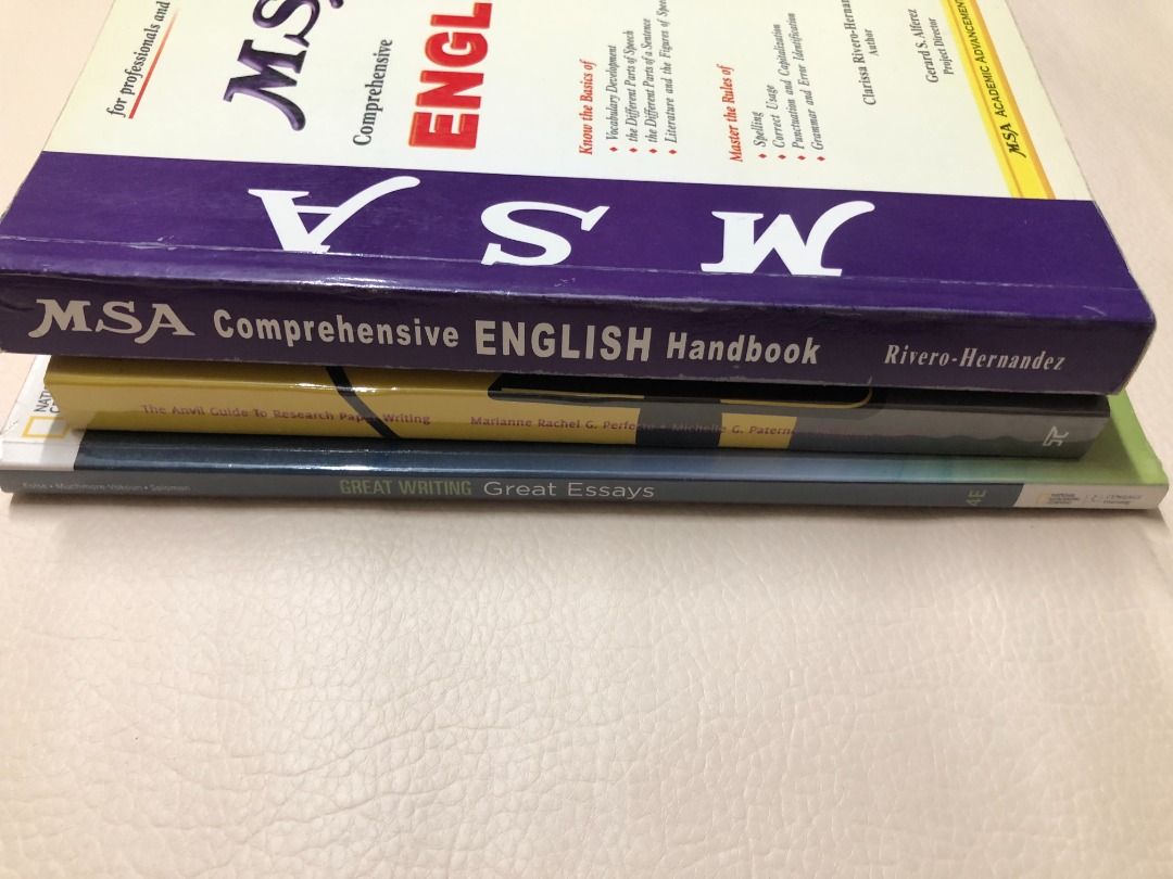 College-level English and Academic Writing Textbooks (3 books for ...