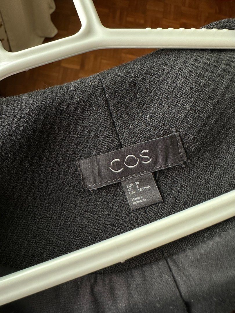 COS collarless blazer, Women's Fashion, Coats, Jackets and Outerwear on ...