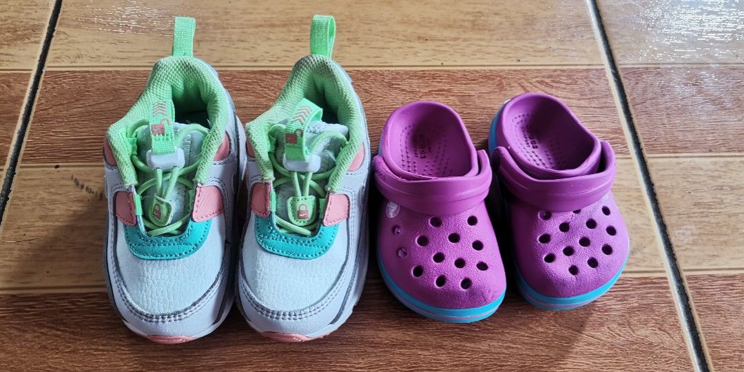 Crocs & nike shoes (as pack), Babies & Kids, Babies & Kids Fashion on ...