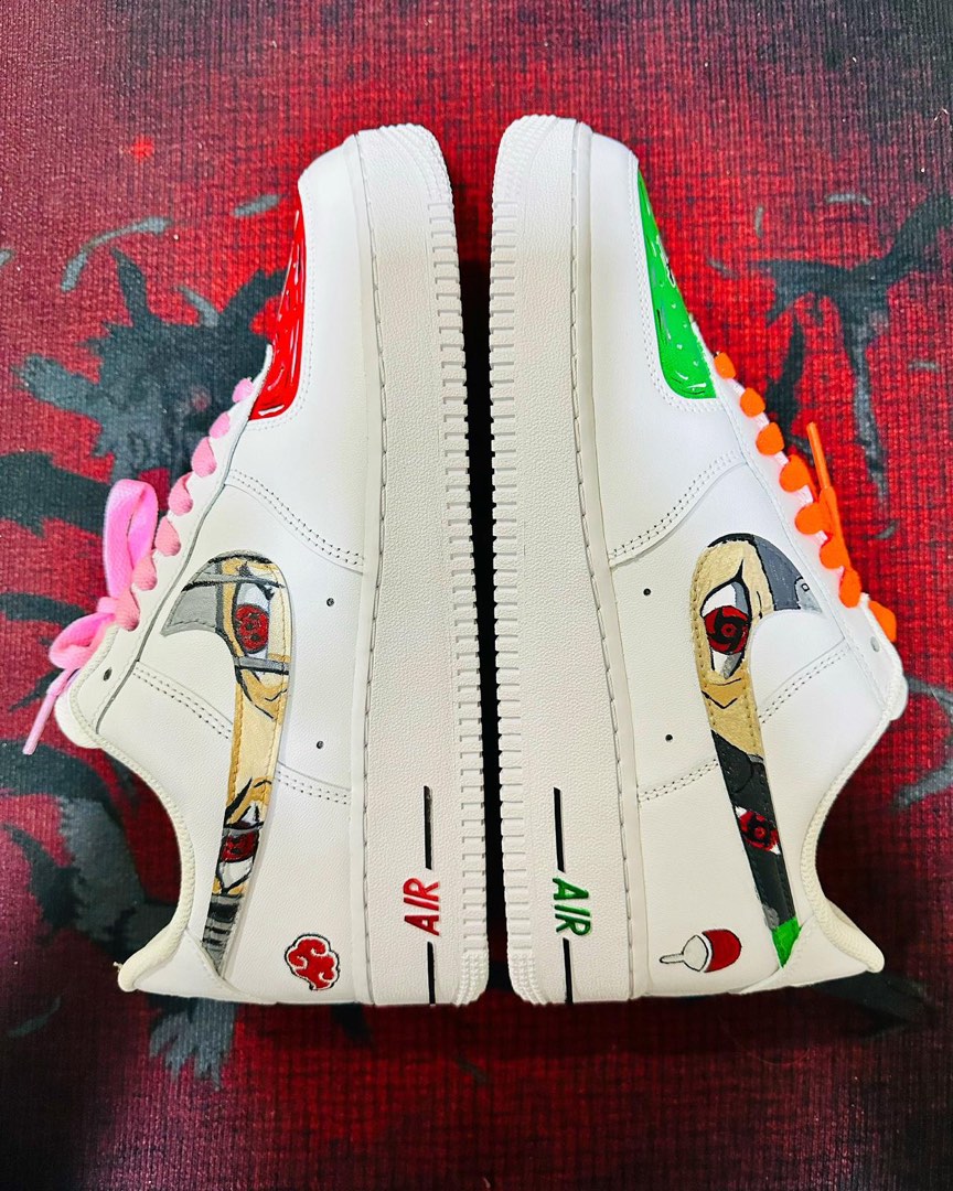 CUSTOM ITACHI & SHISUI AIRFORCE 1, Men's Fashion, Footwear, Sneakers on ...