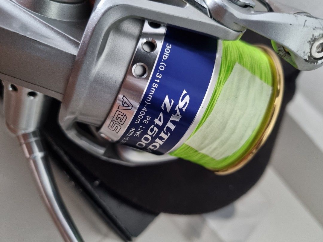 Daiwa Saltiga Z4500 fishing reel (shimano daiwa evergreen jigging ...