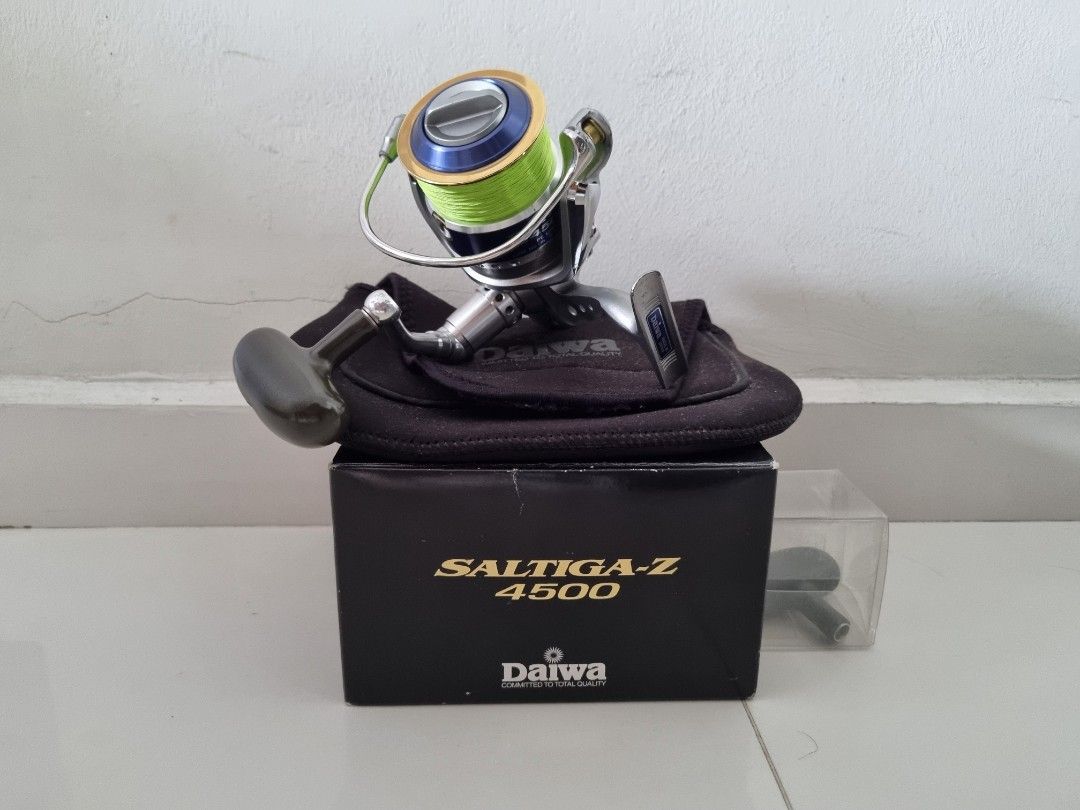 Daiwa Saltiga Z4500 fishing reel (shimano daiwa evergreen jigging ...