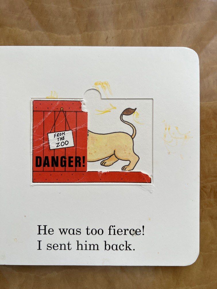 Dear Zoo Lift-the-flap book, Buku & Alat Tulis, Buku Anak-Anak di Carousell