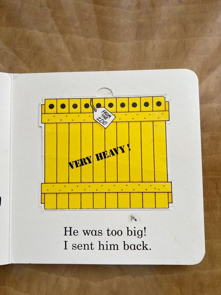 Dear Zoo Lift-the-flap book, Buku & Alat Tulis, Buku Anak-Anak di Carousell