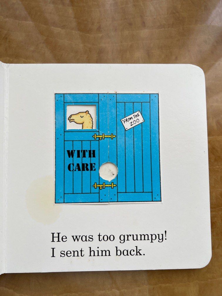 Dear Zoo Lift-the-flap book, Buku & Alat Tulis, Buku Anak-Anak di Carousell