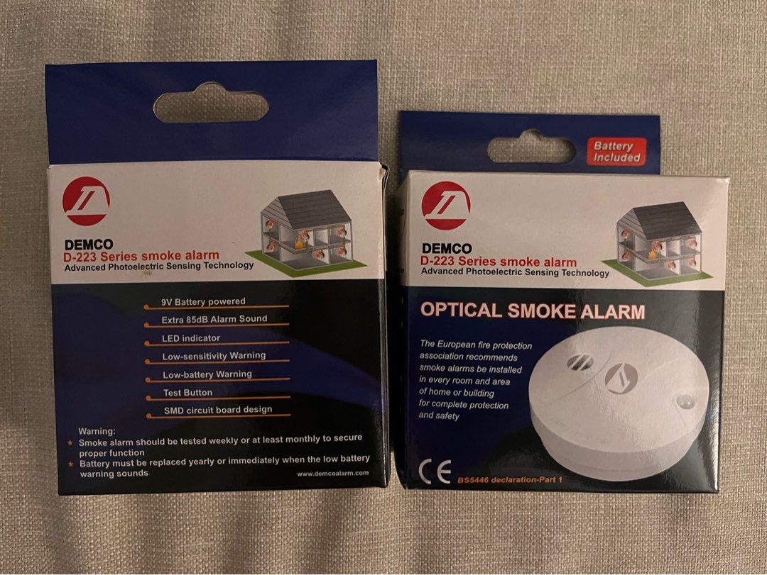 Demco smoke detector model D-223, Furniture & Home Living, Security ...