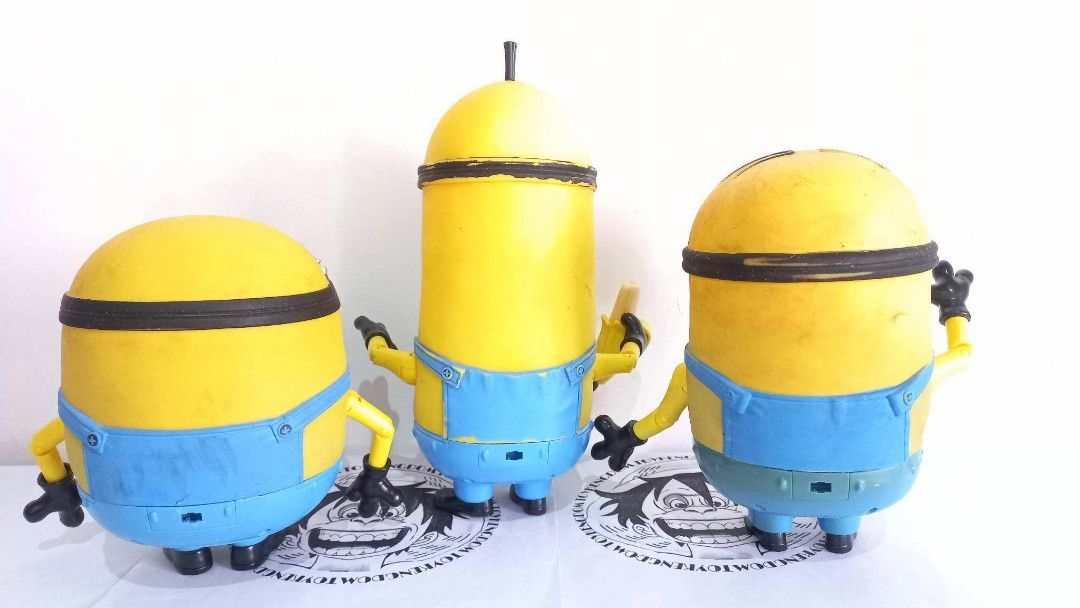 Despicable Me Talking Minions Kevin, Stuart And Bob Toys / Figures Set ...