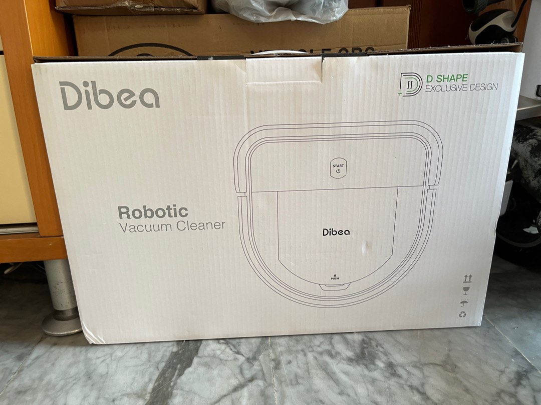 Dibea D500-B Robotic Vacuum Cleaner, TV & Home Appliances, Vacuum ...