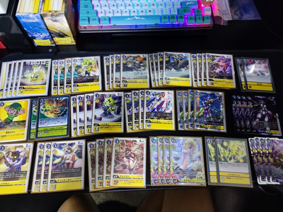 Digimon card game Yellow Lordknightmon Ordinemon deck, Hobbies & Toys ...