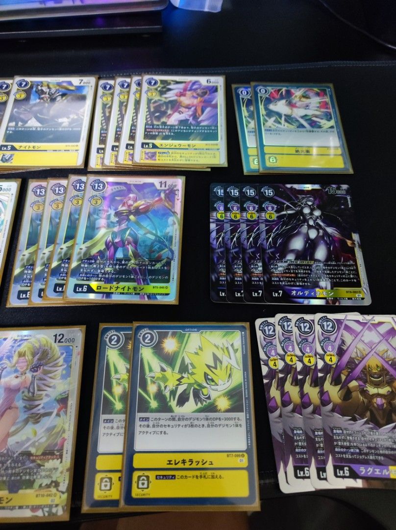 Digimon card game Yellow Lordknightmon Ordinemon deck, Hobbies & Toys ...