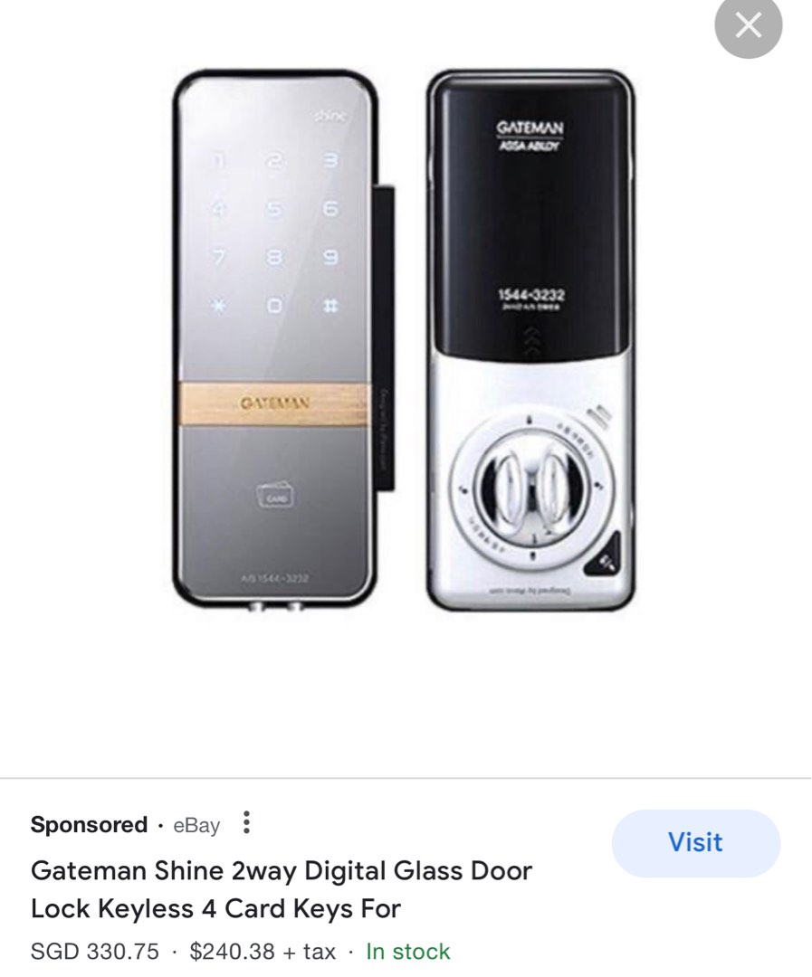 Digital door lock GateMan, Furniture & Home Living, Security & Locks ...