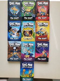 Dog Man Dav Pilkey Whole Series 10 books, Hobbies & Toys, Books ...