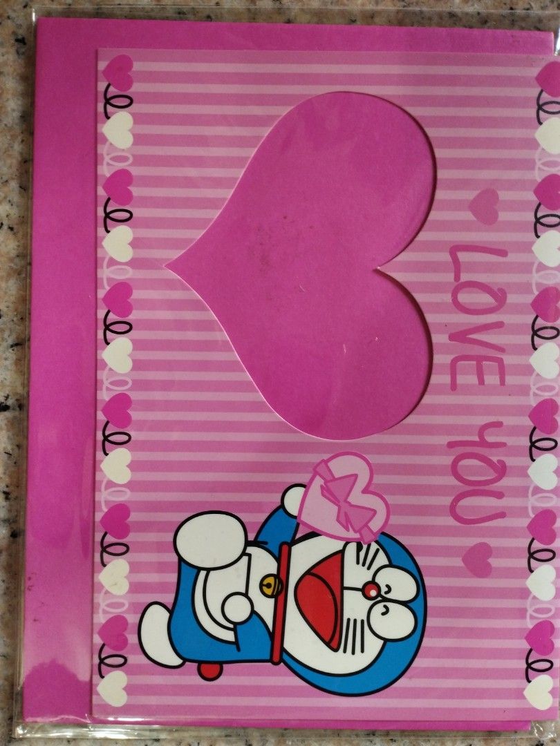 Doraemon greeting cards, Hobbies & Toys, Stationery & Craft, Other ...