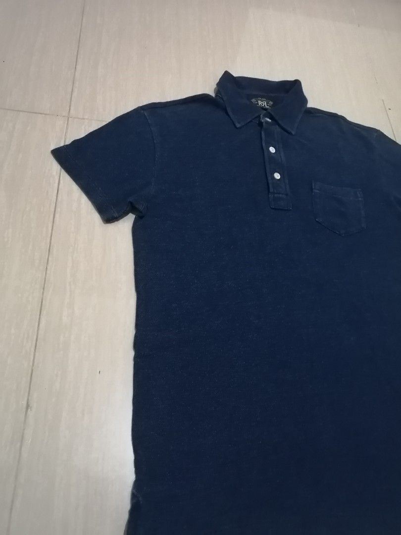 Double Ralph Lauren RRL polo shirt, Men's Fashion, Tops & Sets, Tshirts ...