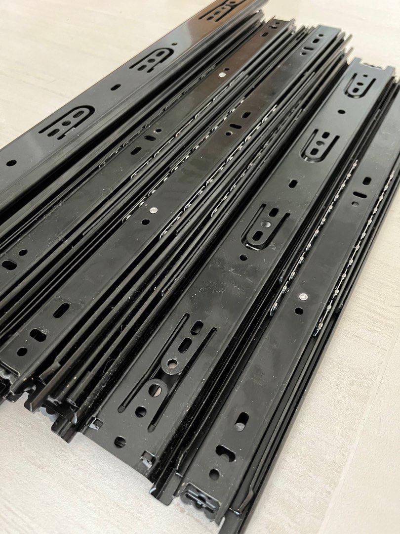 Drawer Slides/Tracks 40cm (12 pieces), Furniture & Home Living ...