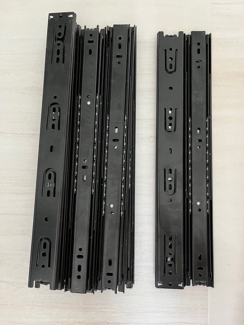 Drawer Slides/Tracks 40cm (12 pieces), Furniture & Home Living ...