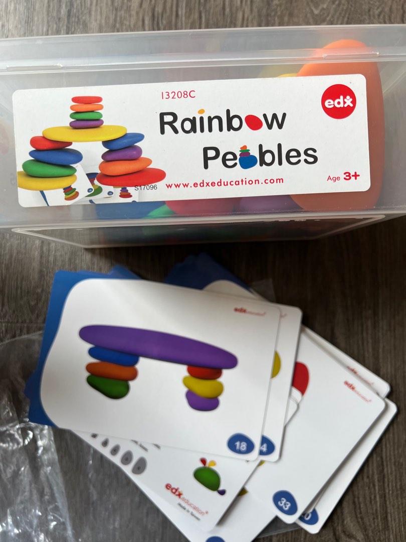 EDX rainbow pebbles, Hobbies & Toys, Toys & Games on Carousell