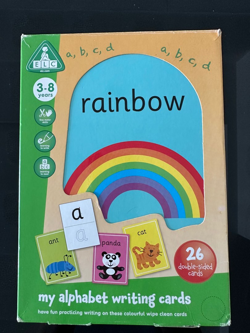 ELC - My Alphabet Writing Cards (3-8years old), Hobbies & Toys, Books ...