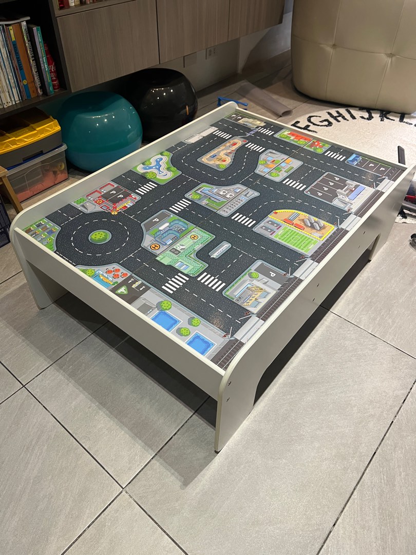 ELC reversible wooden play table, Babies & Kids, Infant Playtime on ...