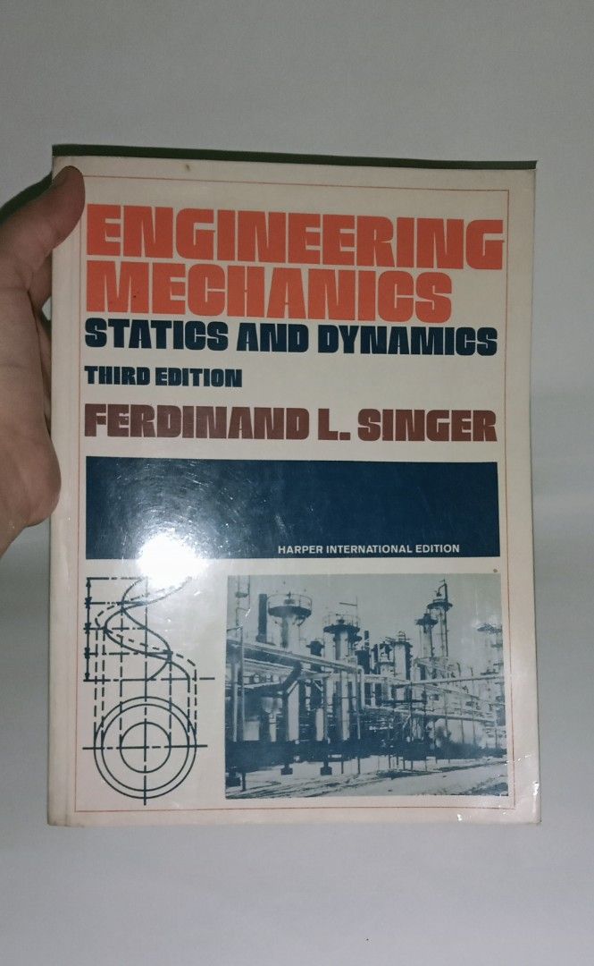 Engineering Mechanics Statics Dynamics Singer on Carousell