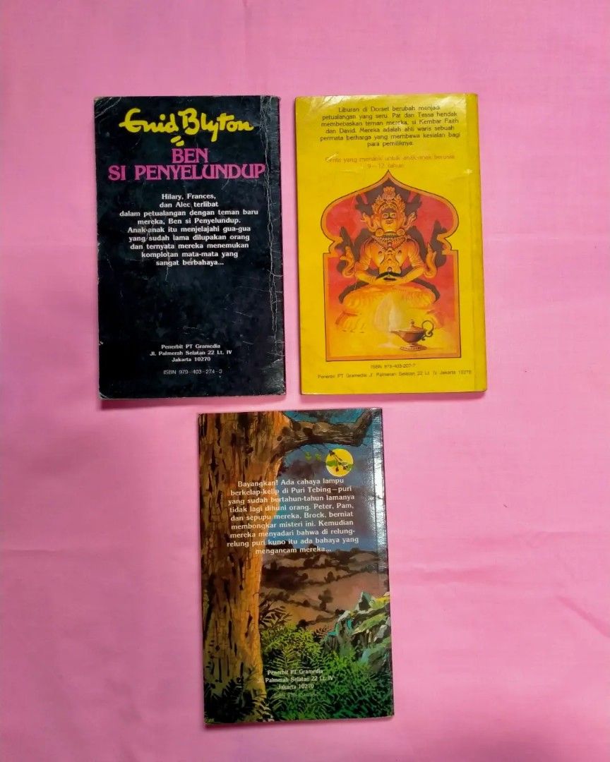 ENID BLYTON PAKET BEN SI PENYELUNDUP,MISTERI PERMATA BERKEKUATAN GAIB ...