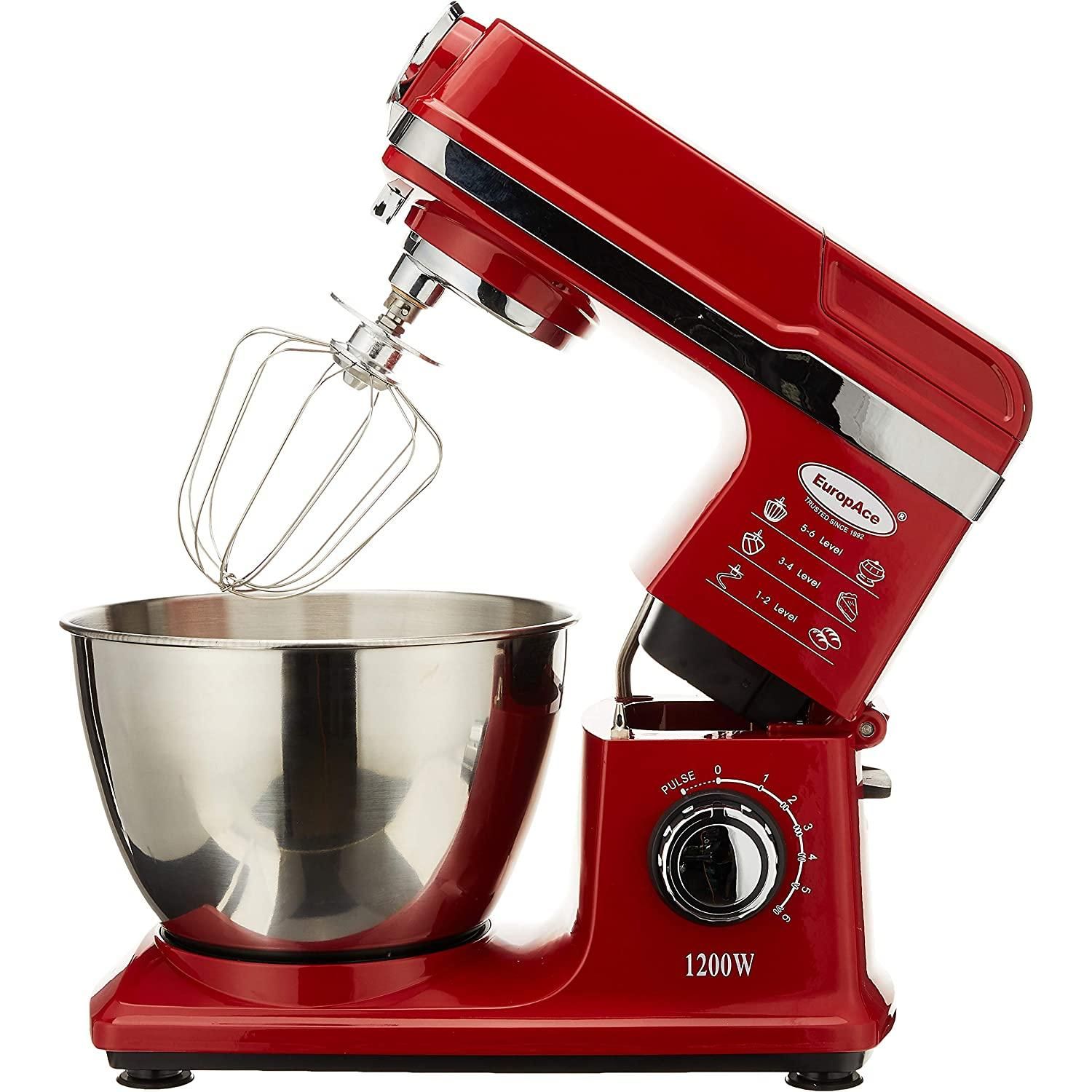 EuropAce EFM 1206P Deluxe Food Mixer, 1200W, TV & Home Appliances ...