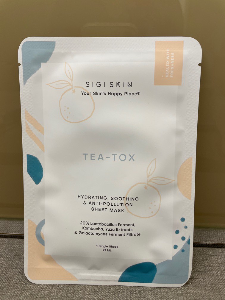 BN Sigi Skin Tea-Tox Sheet Mask - 1 single sheet 27ml, Beauty ...