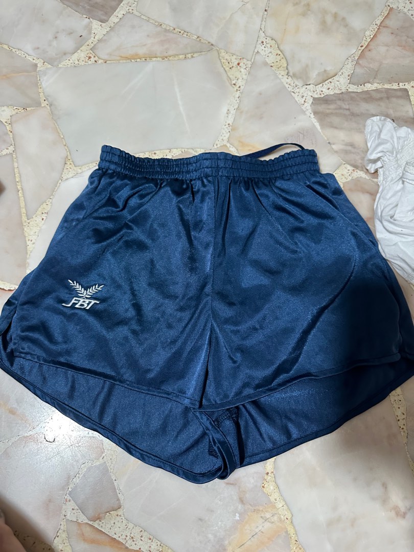 FBT Shorts in dark blue, Women's Fashion, Activewear on Carousell