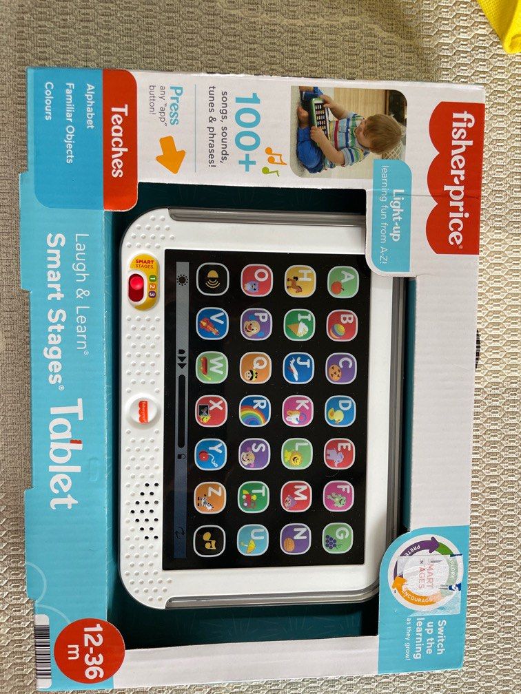 Fisher price laugh & learn smart stages tablet, Babies & Kids, Infant ...