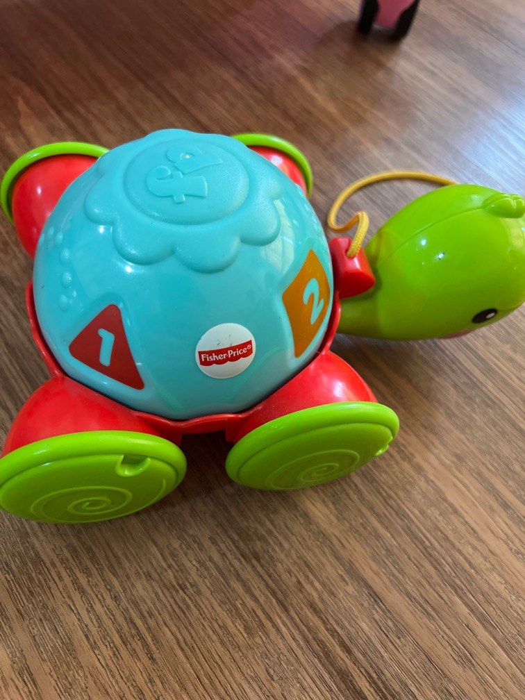 Fisher price pull along tortoise, Babies & Kids, Infant Playtime on ...