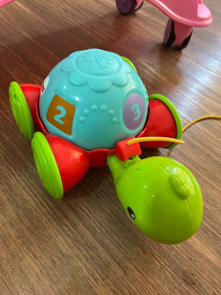 Fisher price pull along tortoise, Babies & Kids, Infant Playtime on ...