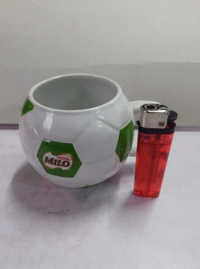 Football Nestle Milo Mug, Kole Bola Milo., Furniture & Home Living ...